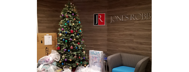 Supporting the Salvation Army Angel Tree Program - Jones Robb